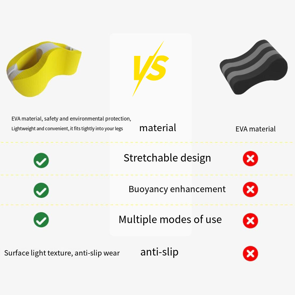 Pull Buoy Leg Float EVA Floating Swimming Training Aid Swimming Float ...