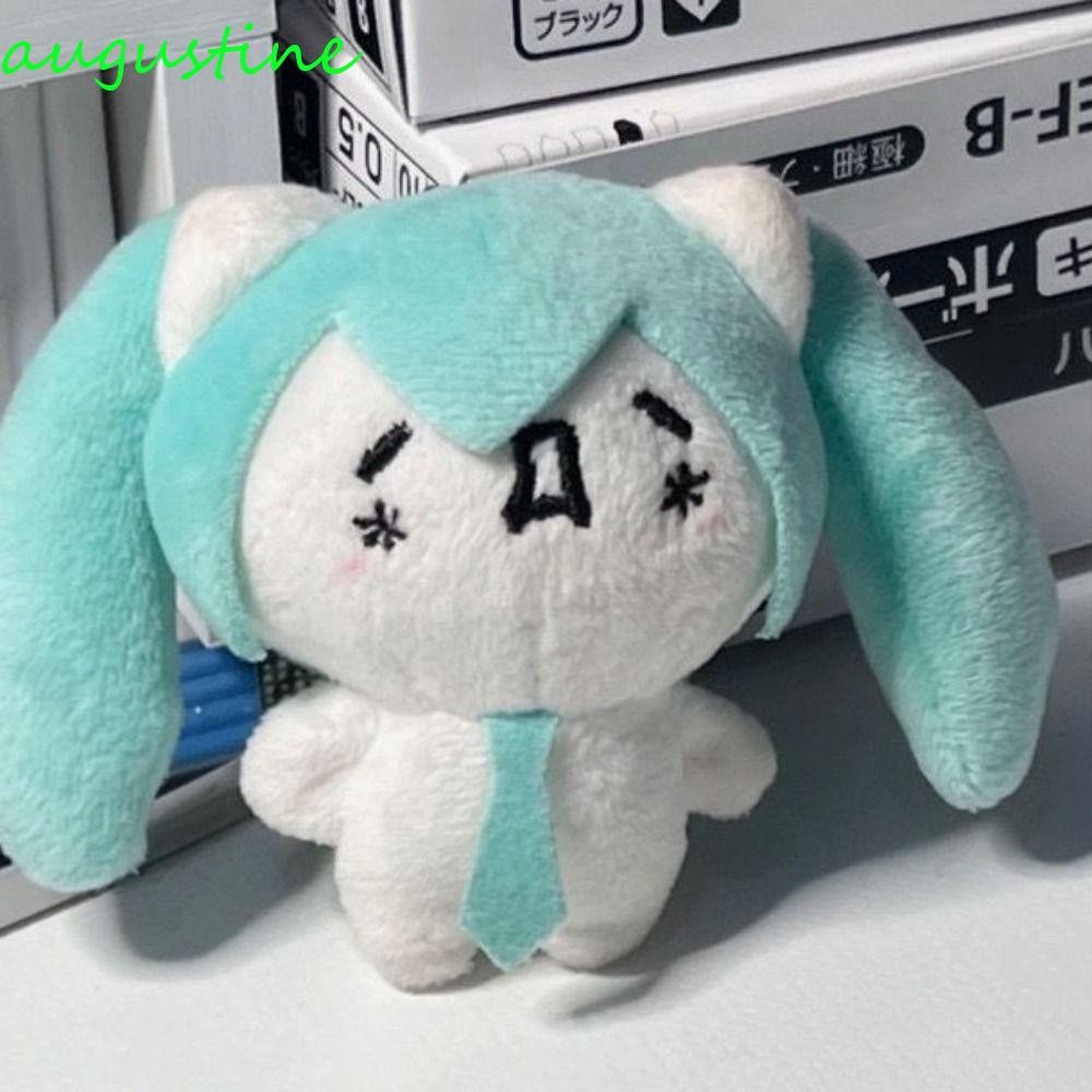 AUGUSTINE Snow Miku Plush Keychain, Fluffy Soft Bandai Hatsune Miku ...
