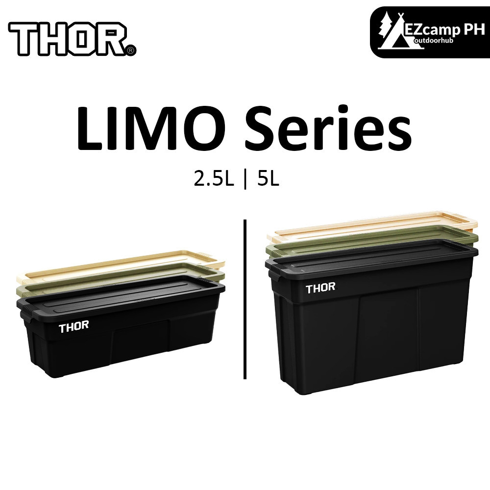 THOR ® Premium MINI LIMO 2.5L / 5L Stackable Plastic Storage Box with ...