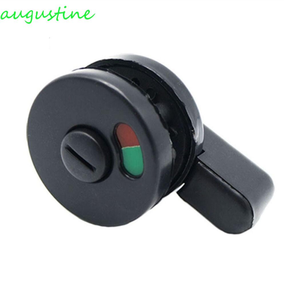 AUGUSTINE Bathroom Door Lock, Bolt Catch WC Lock, Universal Black ...