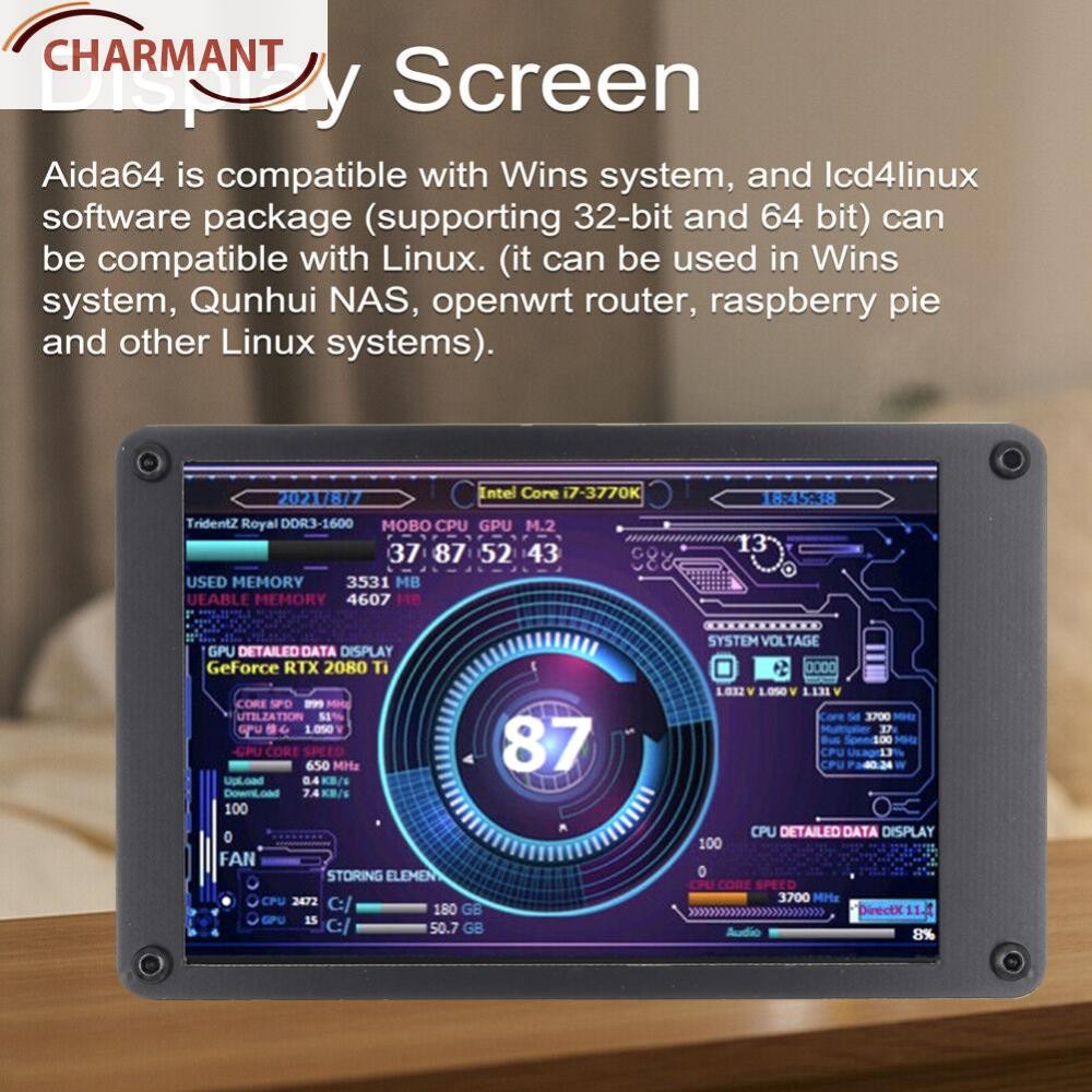 Dual USB Secondary Screen CPU GPU RAM HDD Monitor for WINDOWS LINUX Raspberry Pi [charmant.ph ...