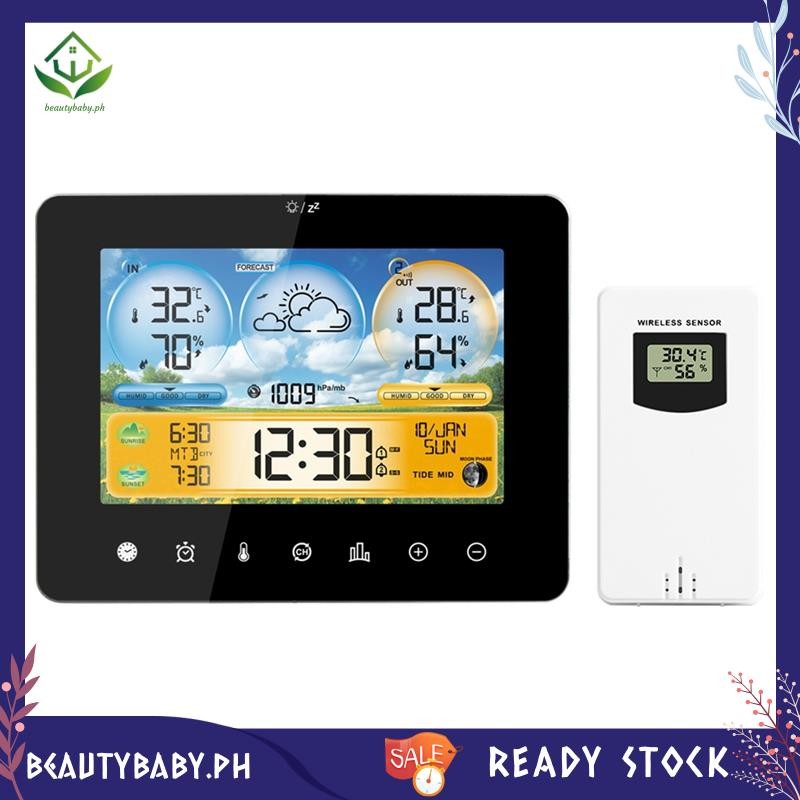 [beautybaby.ph] Digital Atomic Alarm Clock,HD Color Display Clocks for ...