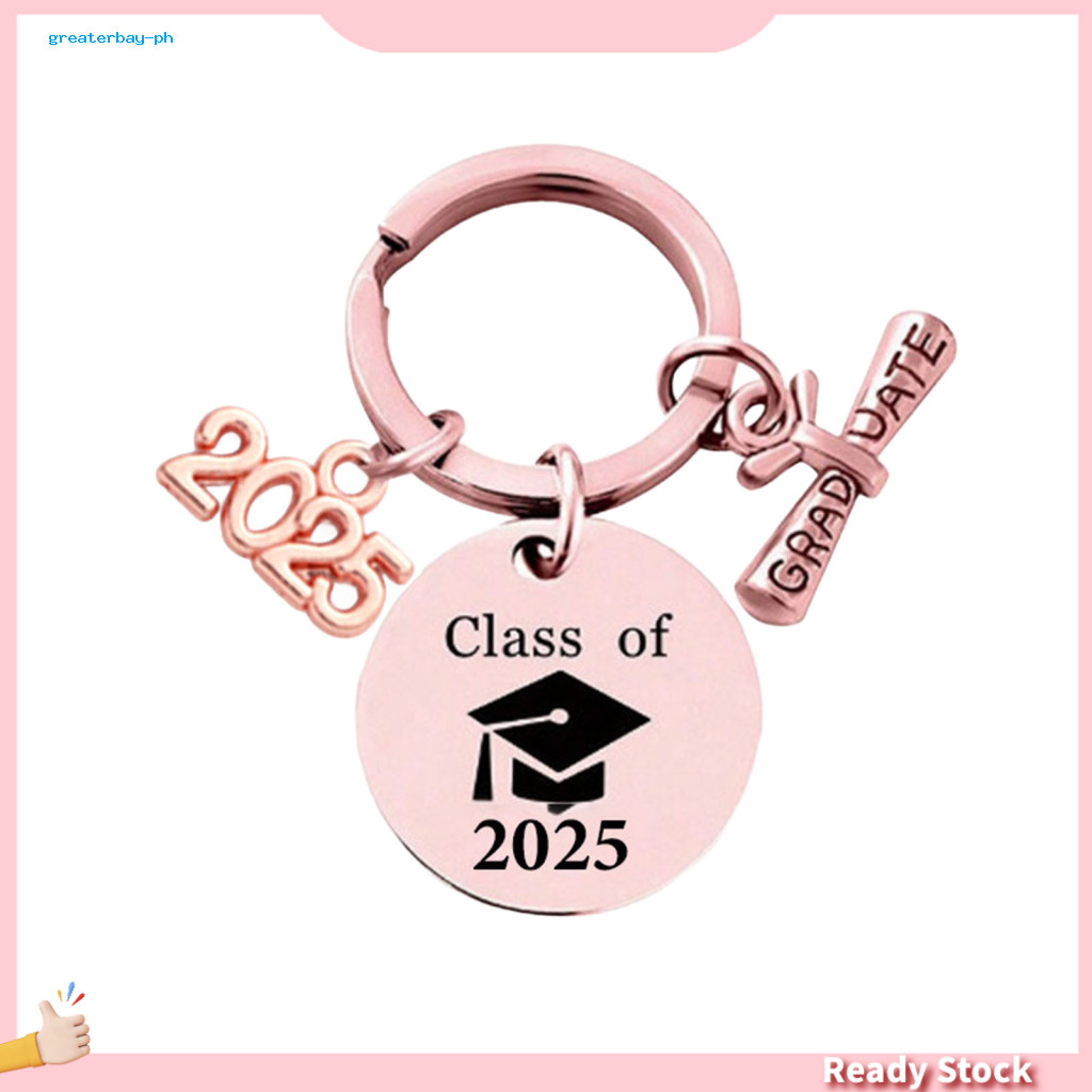 [Greaterbay] Inspirational Graduation Gift Engraved Graduation Keychain ...
