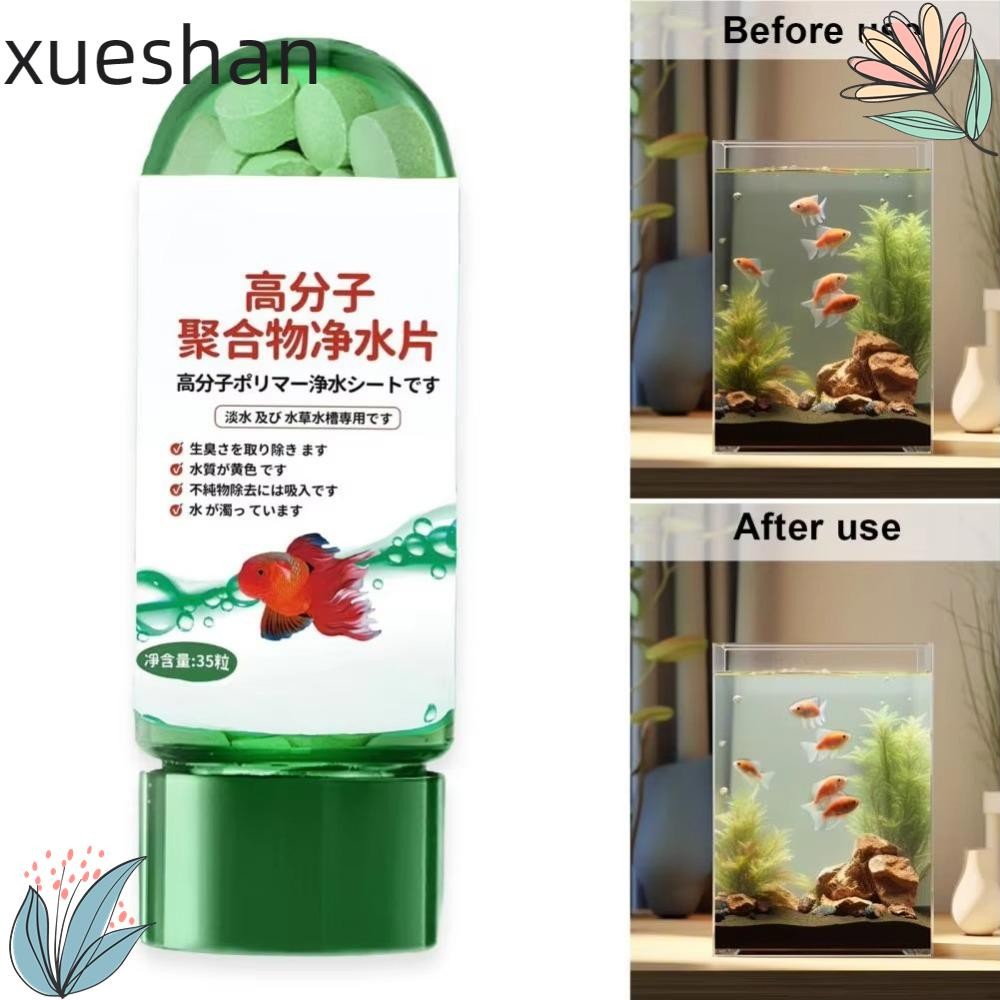 XUESHAN Water Purification Tablets, Powerful Effective Cleaning Algae ...