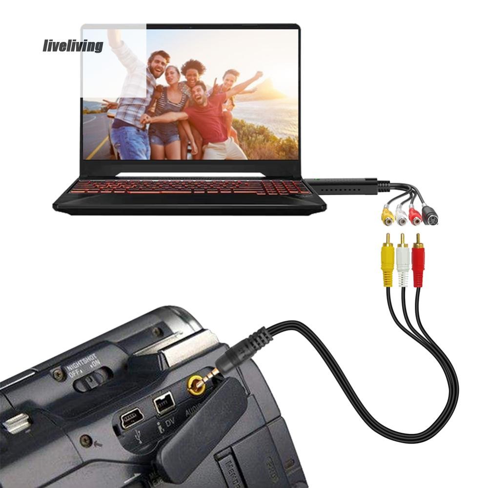 USB 2.0 Video Capture Card VHS VCR TV DVD VHS To Digital Converter ...