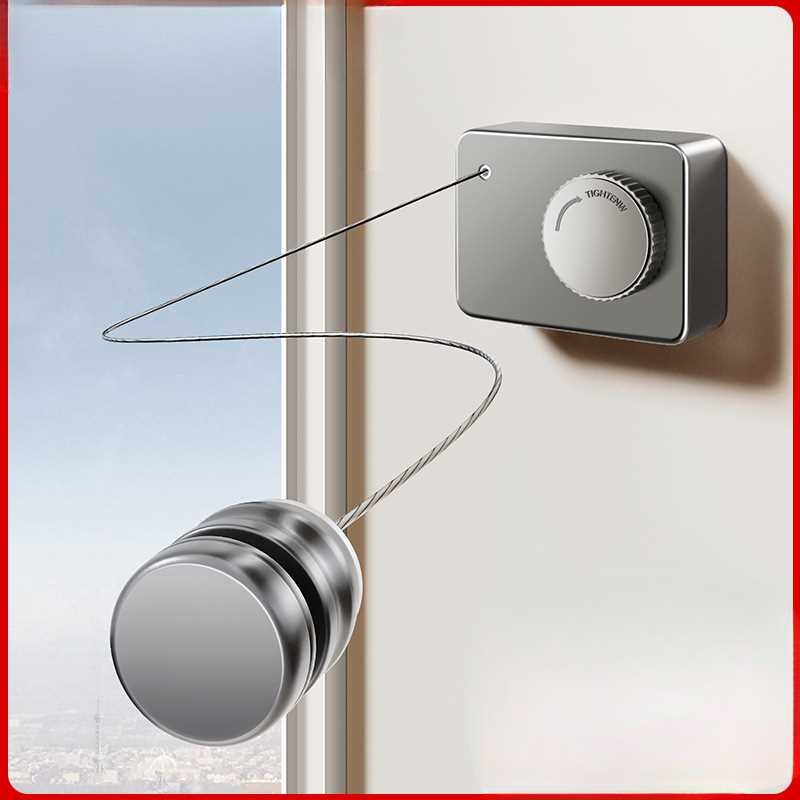 Invisible Clothesline Indoor No-Drill Balcony Retractable Steel Wire ...