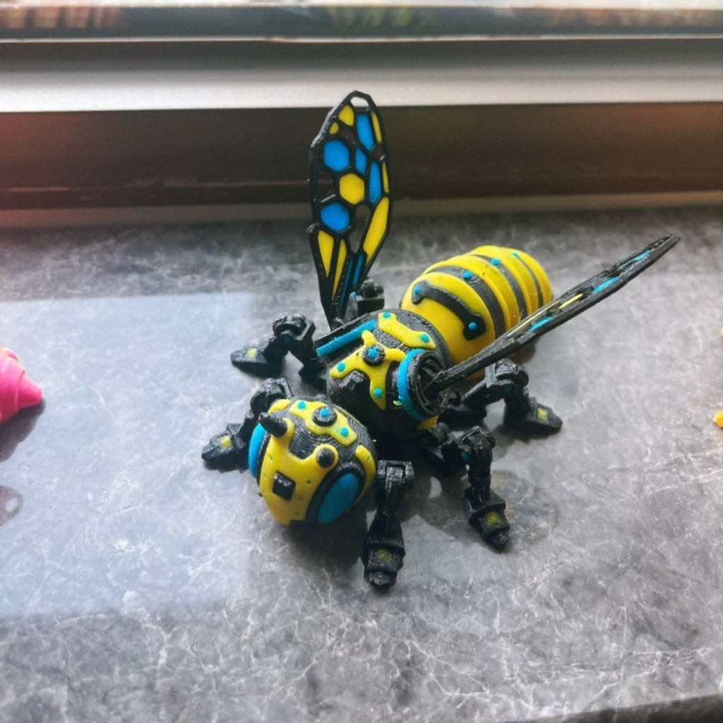 Bumblebee 3d Printing Mechanical Bee Mecha Whole Body Joint Movable ...
