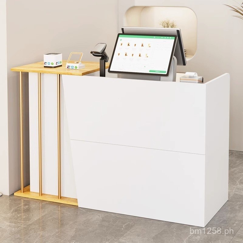 Barber Shop Reception Desk Beauty Salon Reception Desk Simple Shop ...