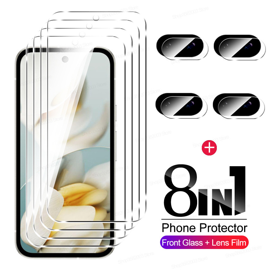 8In1 Screen Protector For Google Pixel 9A 5G Tempered Glass Pixel 9 Pro ...