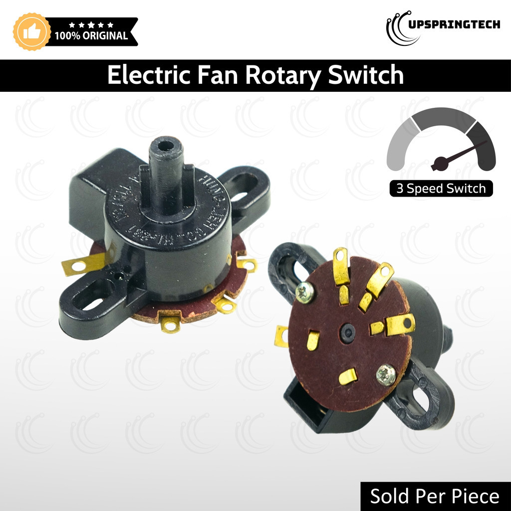 Universal Rotary Switch for Electric Fans – 3-Speed Control (Stand ...