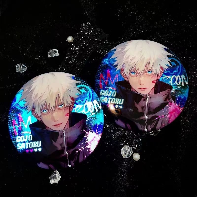 Jujutsu Kaisen Gojo Satoru Anime Brooches Cosplay Pins Fashion ...