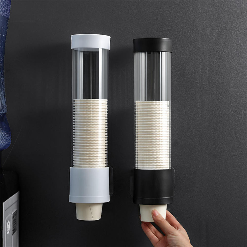 Disposable Paper Cups Dispenser Wall-mounted Plastic Water Dispenser ...