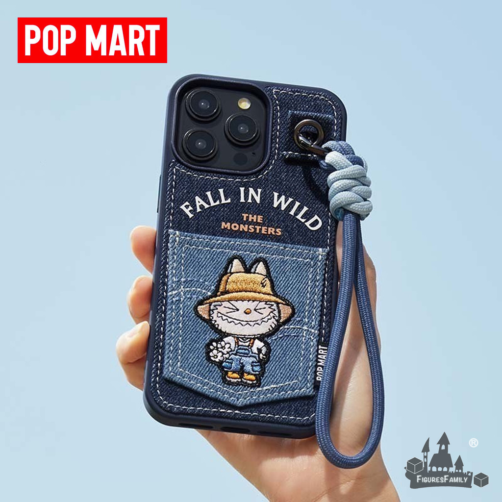 [Genuine] POPMART LABUBU THE MONSTERS Fall In Wild Lanyard Phone Case ...