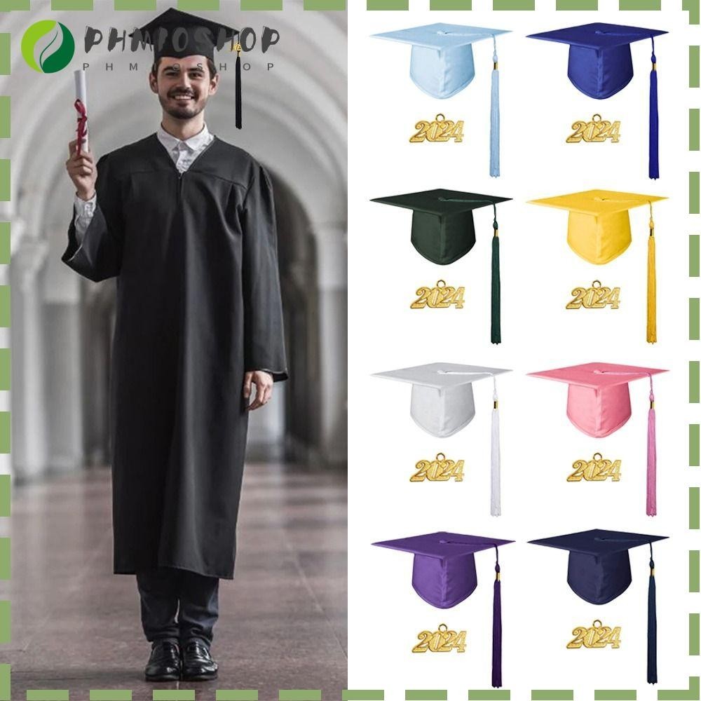 MIOSHOP Graduation Hat, 2024 Graduation Congrats Grad Mortarboard Cap ...