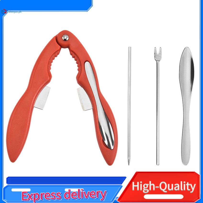 Multi-functional Seafood Tool，Heavy Duty Shell Cracker with 3PCS Forks ...