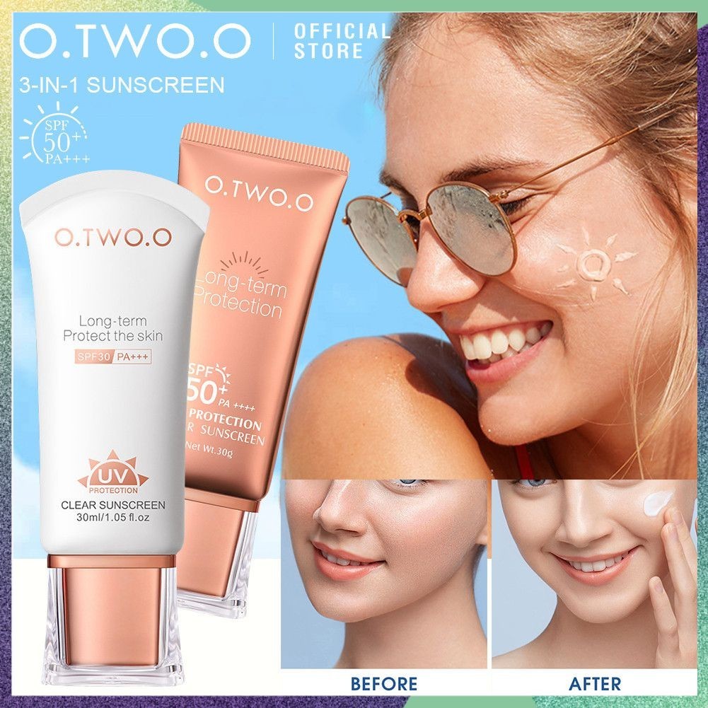 O.TWO.O SPF30+ Facial Sunscreen SunCream Sunblock Skin Protective Cream ...