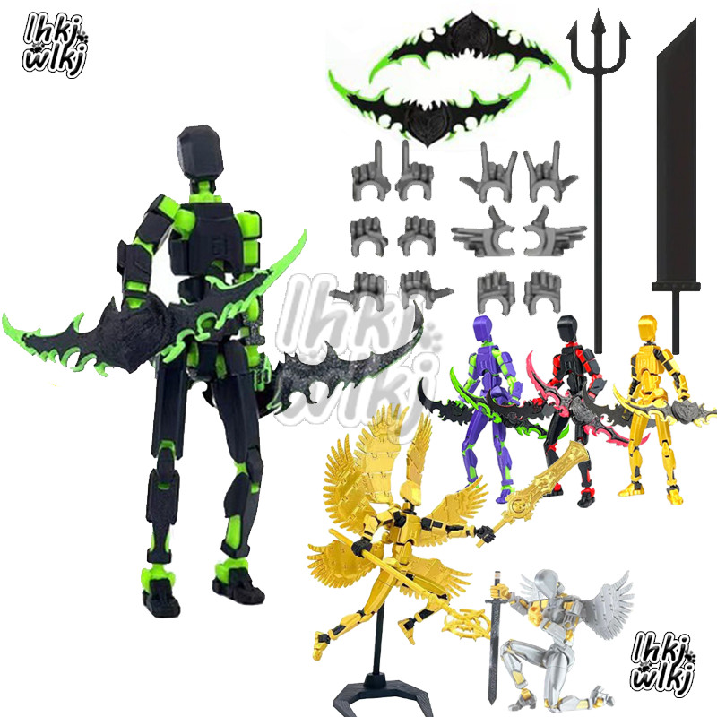 3D Printing New Product Lucky 13 Joint Activity Devil and Golden Wing ...