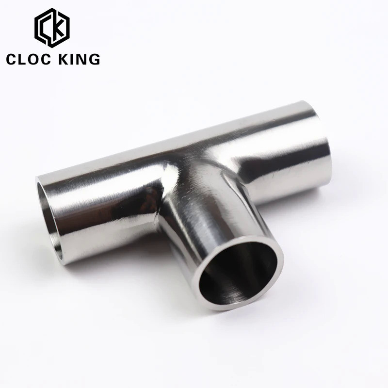 L 16/19/22/25/28/32/38/45/51mm-108mm Pipe OD Butt Weld Tee 3 Way ...