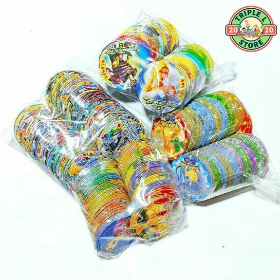 POGS Assorted Random Character 95 pcs per pack | Shopee Philippines