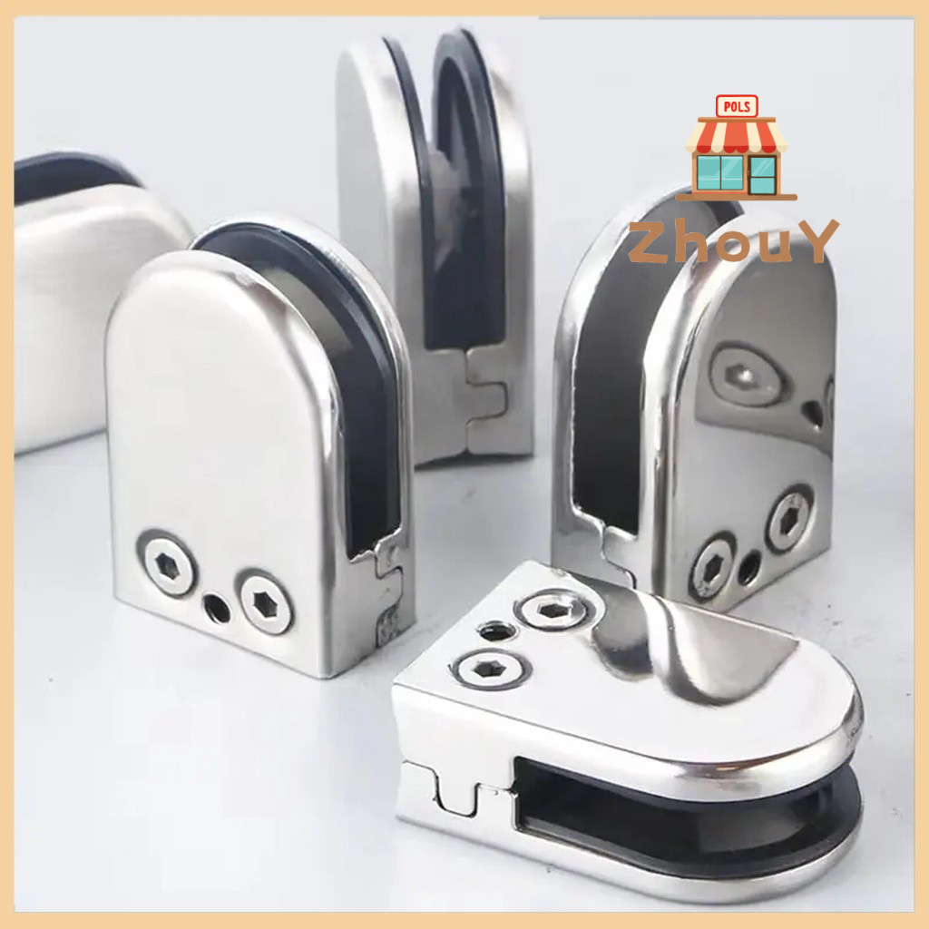 Glass Clamps for Doors and Windows Bracket Clamps Stainless Steel 304 ...