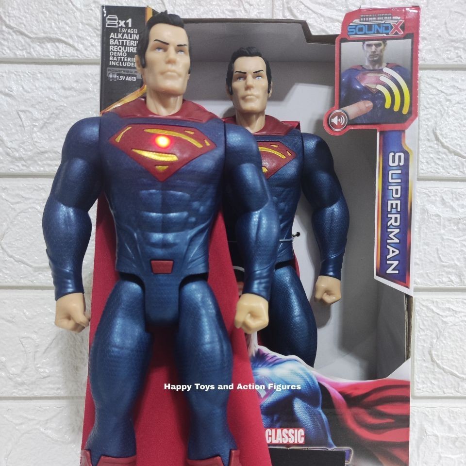 SUPERMAN ACTION FIGURE AVENGERS TOY FOR KIDS (SIZE: HEIGHT: 12 INCHES ...