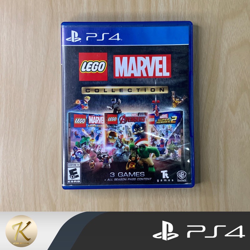 PS4 Game Disc: Lego Marvel Collection 3 Part Playable For 1-2 People ...