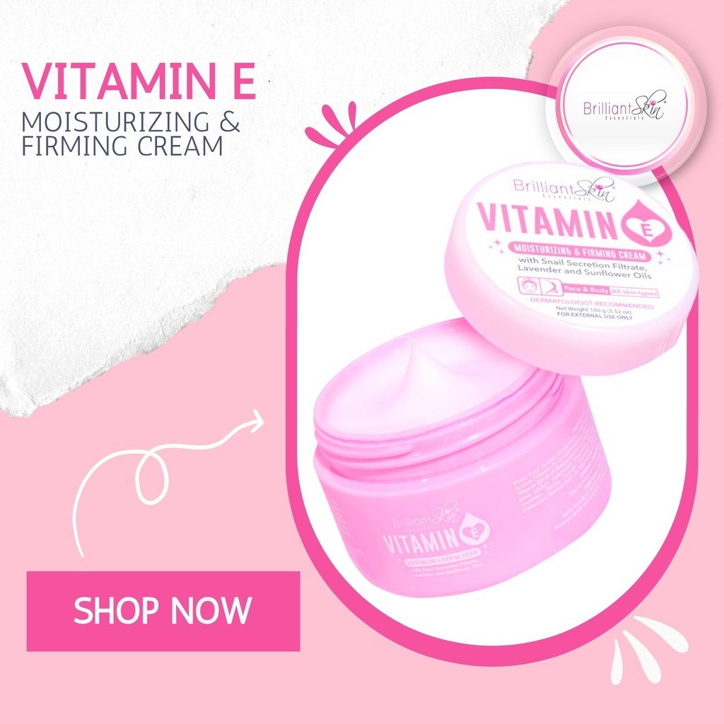 Brilliant Vitamin E Moisturizing and Firming Cream | Brilliant Skin ...