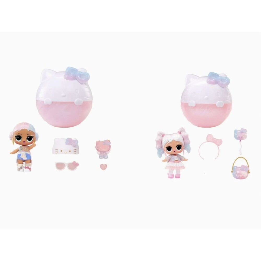 LOL Surprise HELLO KITTY 50th Mystery Doll Crystal Cutie & Miss Pearl ...