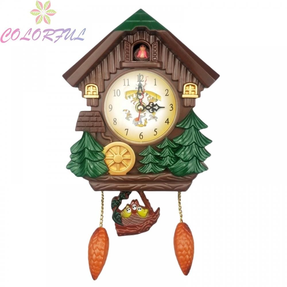 Cuckoo Valley Inspired Wallmounted Clock Nostalgic Bird Cries ...