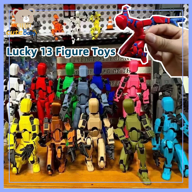 Lucky 13 Action Figure Toys Multi-articular Robot Arm 3d Printer ...