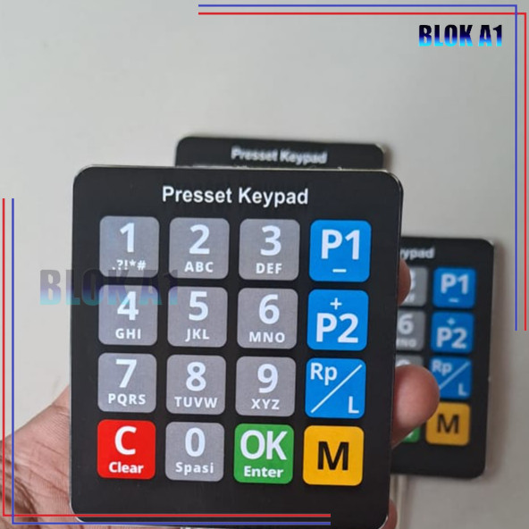 Tombol Pertamini Best Presset Matrix 4x4 Keypad And Mini Pom Buttons Variations Sticker Shopee