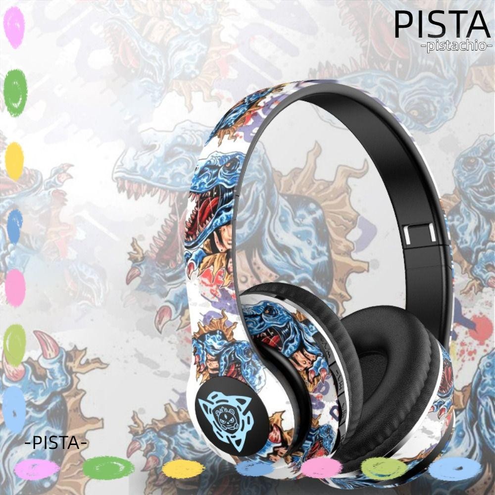 PISTA Bluetooth Headphones, Graffiti Foldable Wireless Headphone, Built ...
