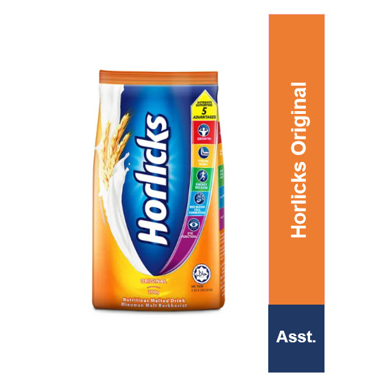 [Malaysia Import] Horlicks 3in1 Original Nutritious Malted Drink Refill ...
