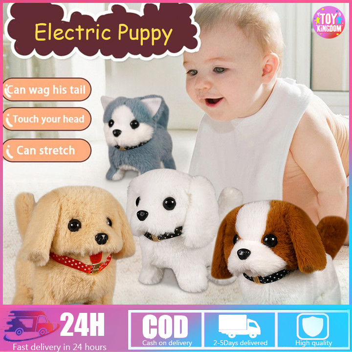 Electric Plush Toys for Gift Simulation Teddy Electric Plush Toys ...