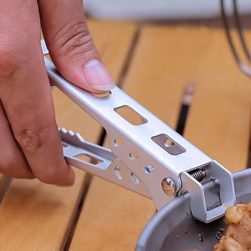 Anti-Scald Gripper Pot Pan Gripper Outdoor Cooking Picnic Handle Holder ...