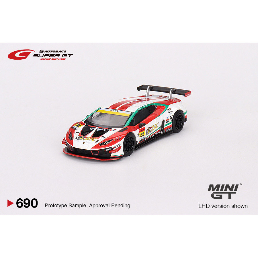 MINI GT No.690 Lamborghini Huracán GT3 EVO2 88" JLOC GT3" 2023 SUPER ...