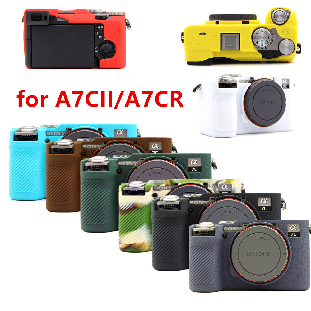 Texture Rubber Silicon Case Body Cover Skin for Sony A7CII A7C II , A7C ...
