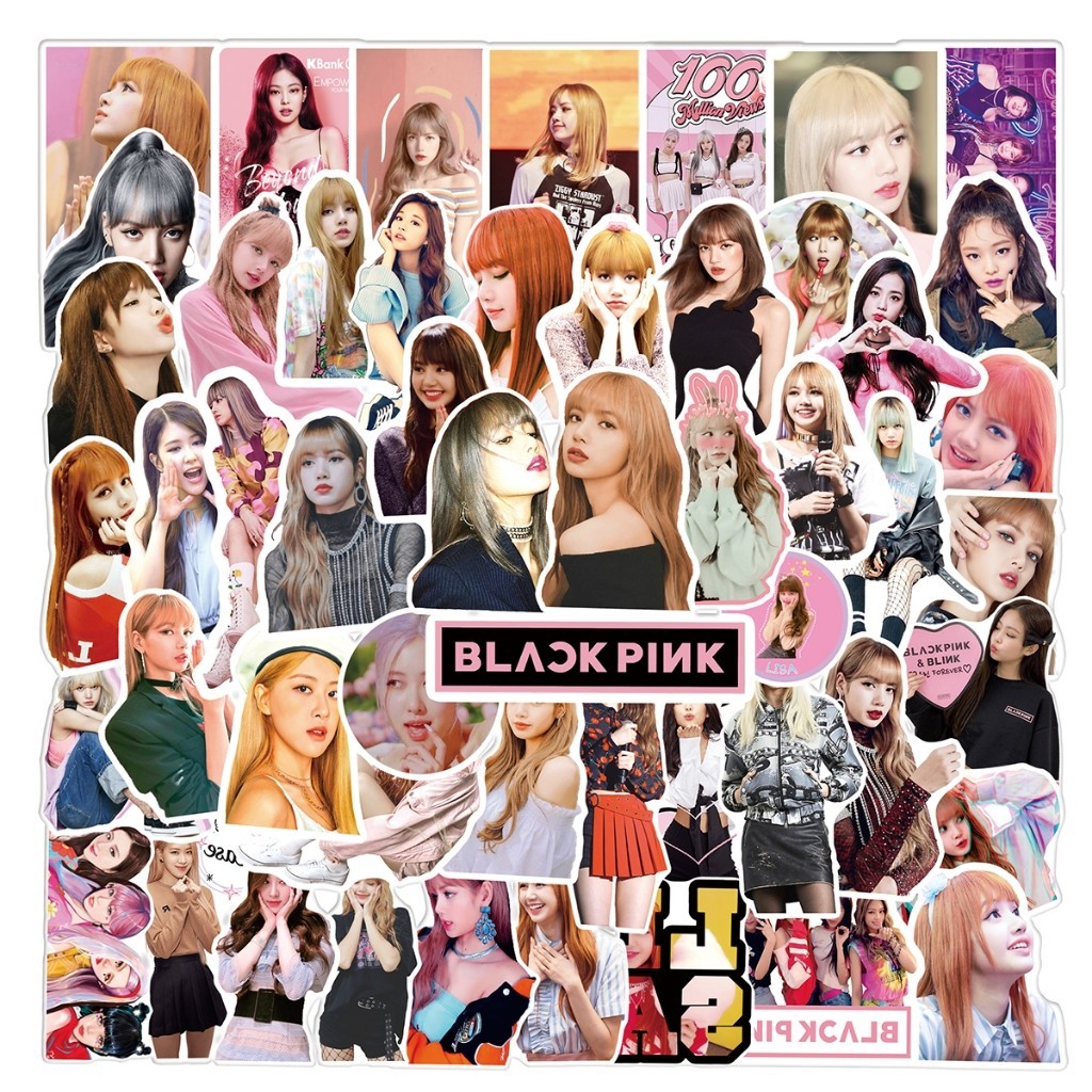BlackPink design Waterproof stickers 50Pcs Per Pack | Shopee Philippines