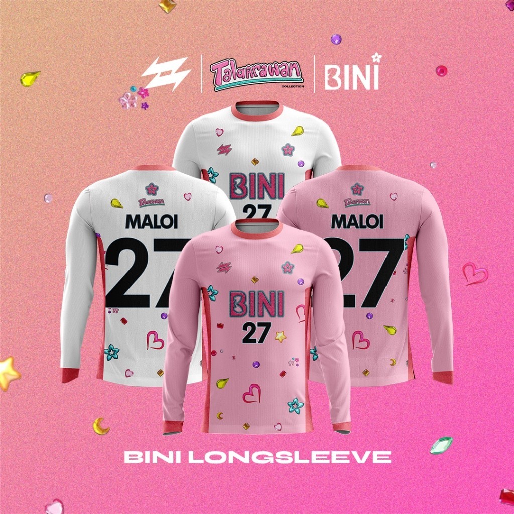 2024 New BINI WHITE Longsleeves Kit Quick-drying Jersey Full ...