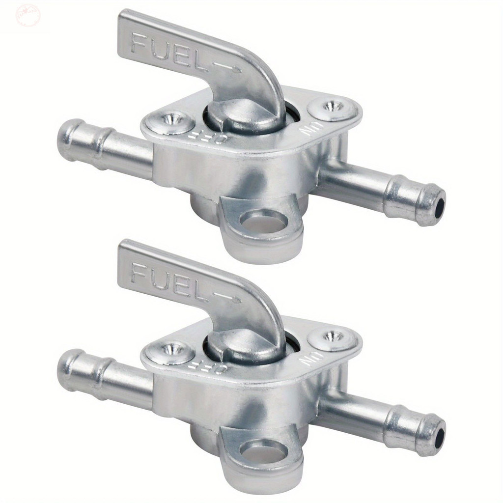 ST 2pcs In-line ON/OFF Switch Petrol Gas Fuel Tap Petcock Gasoline ...
