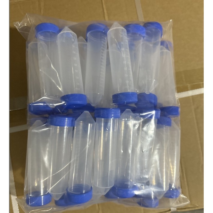 50ml/50pcs centrifuge tube disposable plastic centrifuge tube screw ...