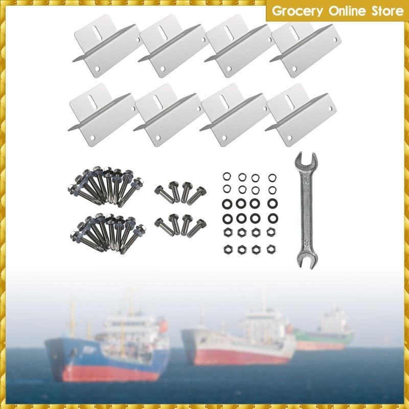[Wishshopelxl] 8x Mounting Z Brackets Support Replacement Roof Panels Z ...