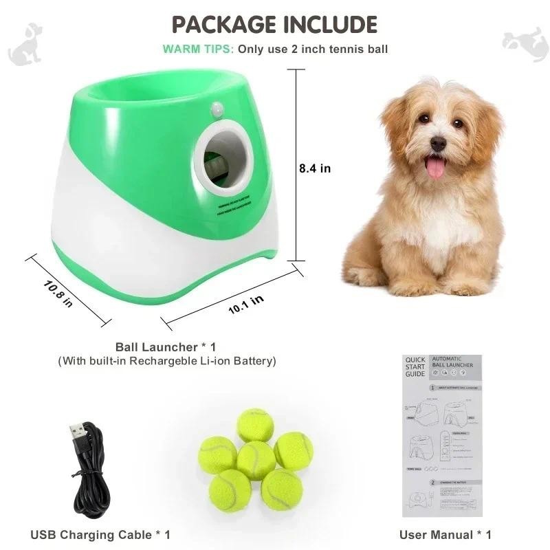 Automatic Pet Throw Jump Ball Dog Catapult Ball Launcher Dog Toy ...