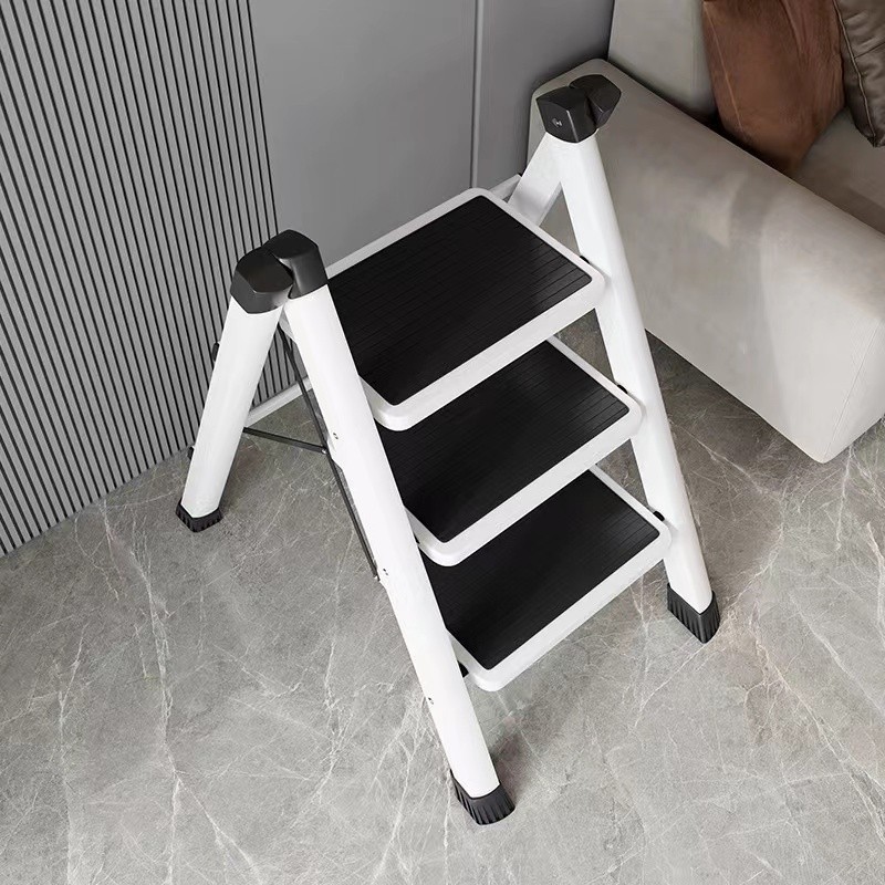 Ladder Household Folding Thickening Retractable Trestle Ladder Indoor ...