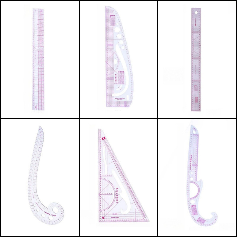 French Curve Rulers Multi-function Ruler Rulers for Fabric Cutting ...