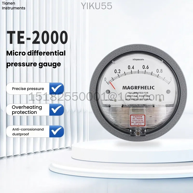 MAGRFHELIC TE2000 micro-pressure differential gauge micro-pressure differential gauge | Shopee ...