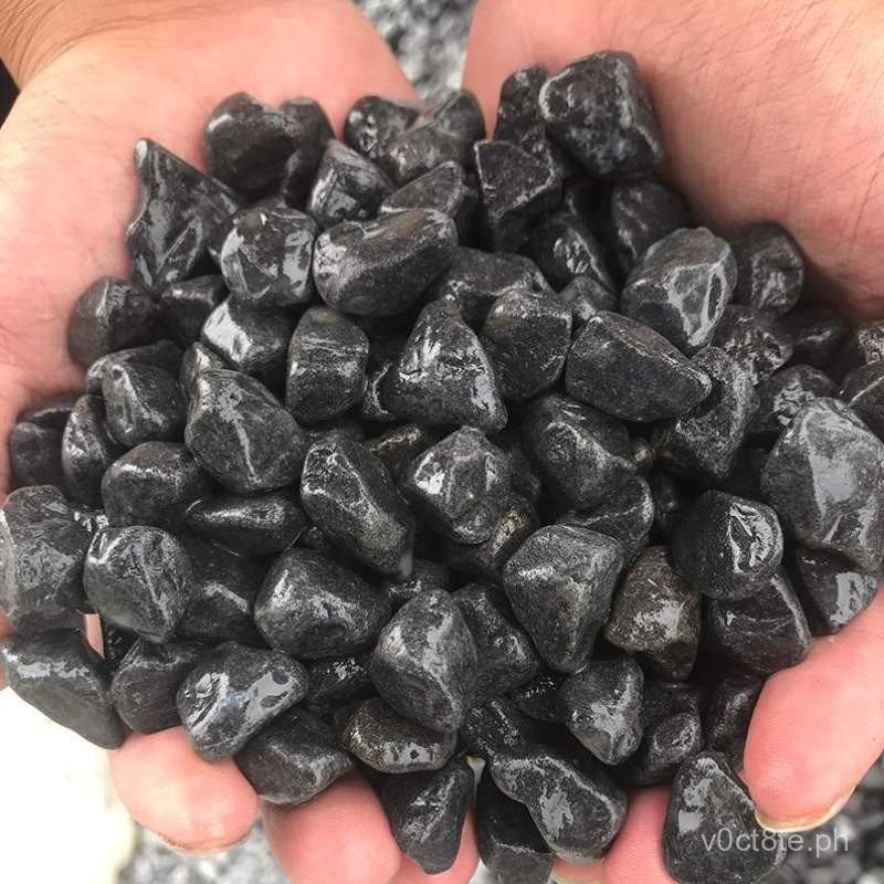 Courtyard Garden Black Dark Gray Decorative Head Japanese Gravel Paving ...