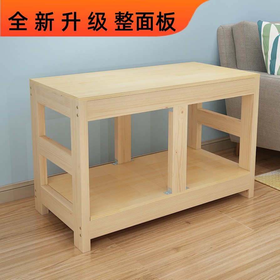 Solid Wood Fish Tank Base Stand Pine Multi-layer Tank Rack Fish Tank ...