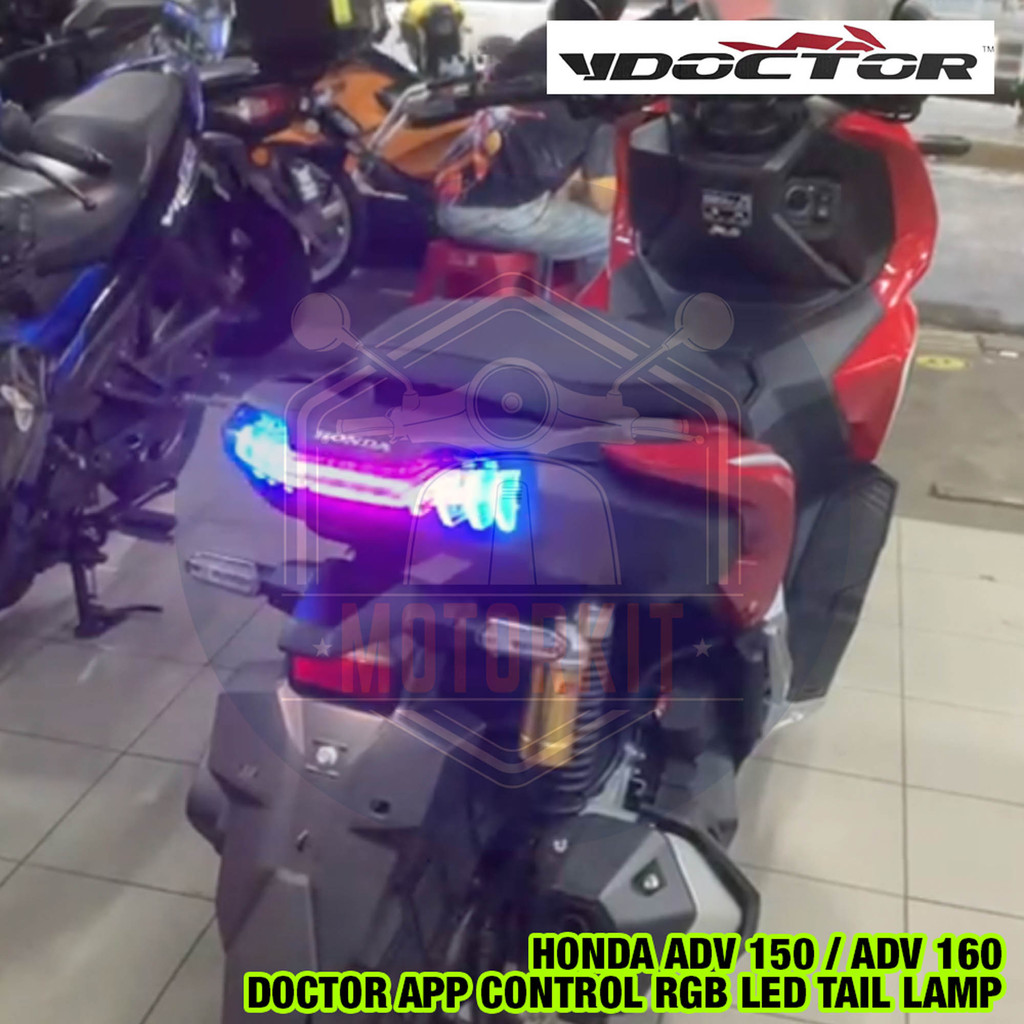 ADV 150 ADV 160 DOCTOR APP CONTROL RGB LED 256 MODE TAIL LAMP LAMPU ...