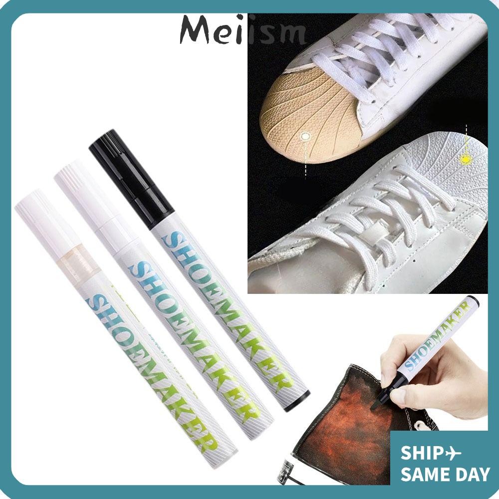 MEIISM Shoes Stains Removal, White Black Pen Repair Complementary Color ...